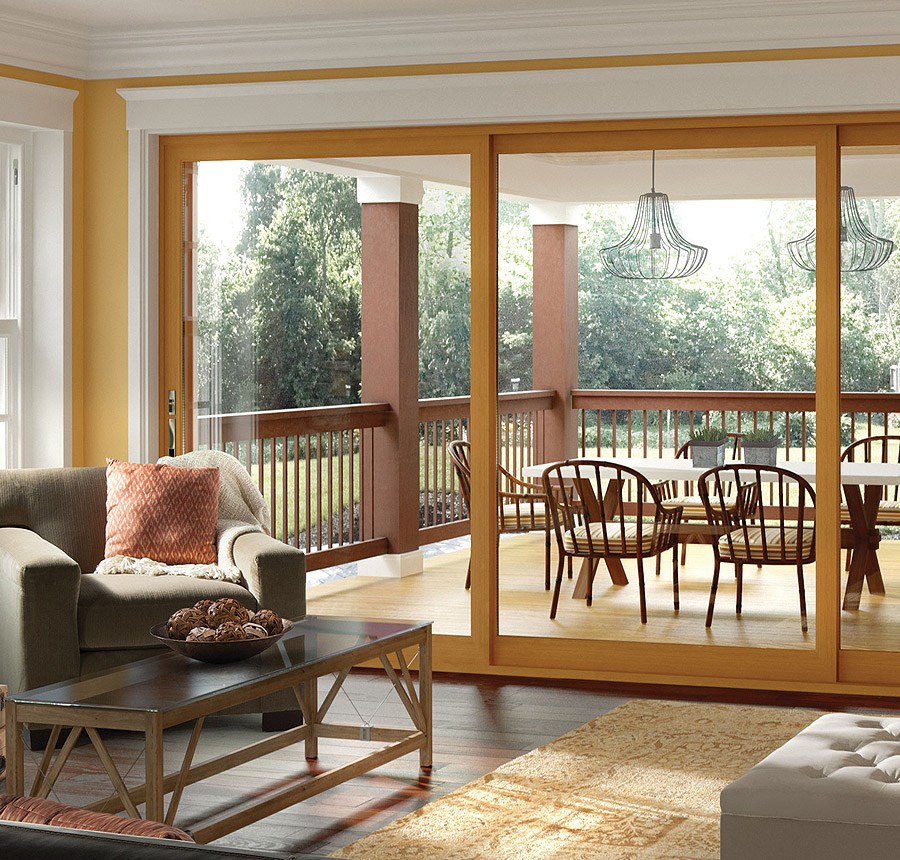 Pocket Glass Walls in Aluminum Clad Wood - Certified Dealer for Milgard ...