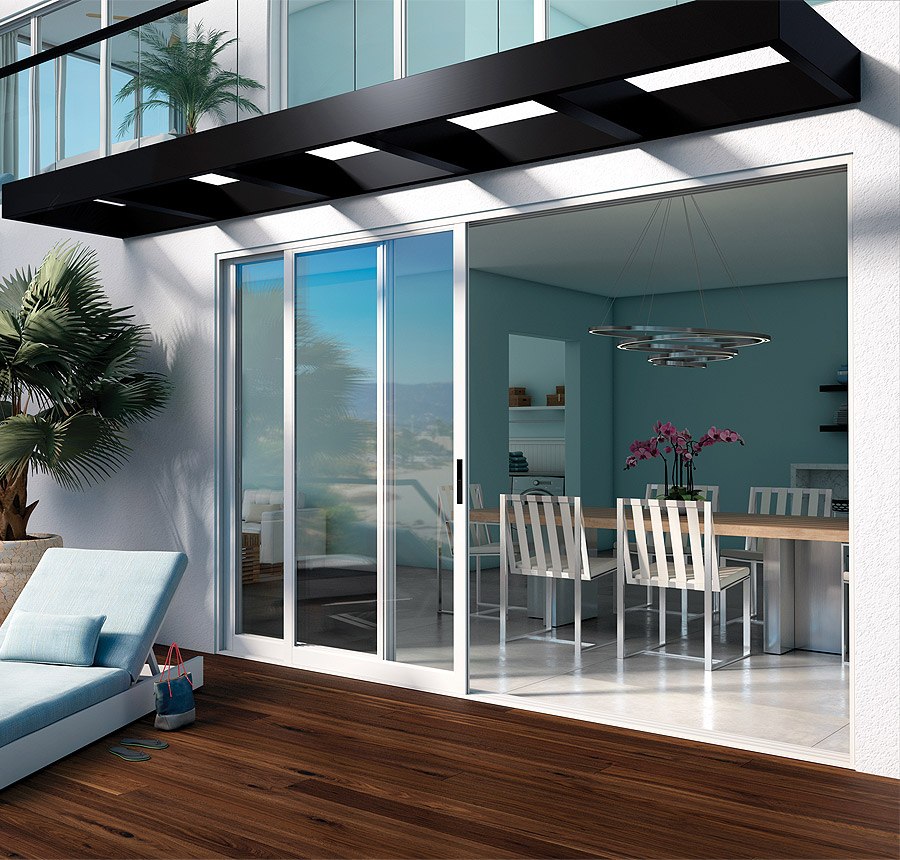 Stacking Glass Walls in Aluminum - Certified Dealer for Milgard Windows ...